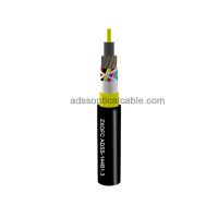 Quality 144 Core ADSS Optical Cable / External Aerial Cable Red White Blue Stripes 100m for sale