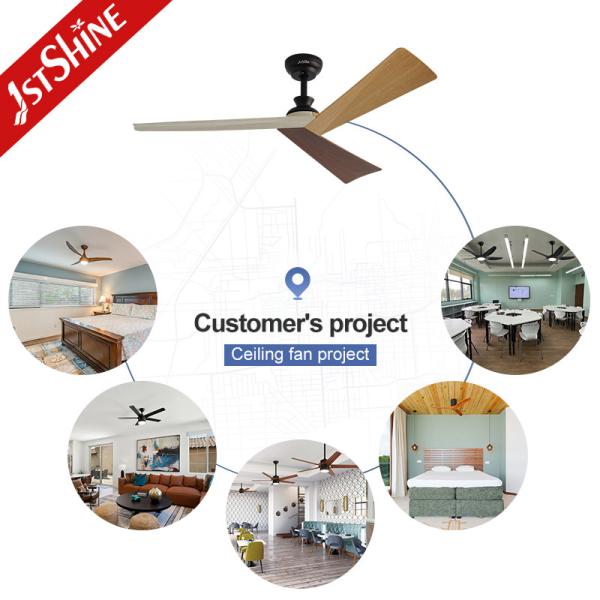 Quality 52 Inches Energy Saving ABS Blade Ceiling Fan with Smart APP Control and Remote for sale