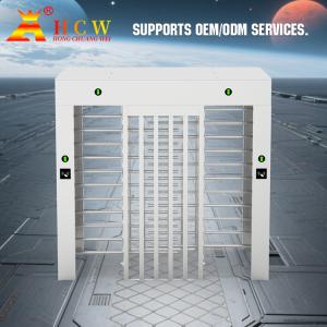 Quality HCW Bi Directional Full Height Turnstile Gate With Fingerprint Pedestrian for sale