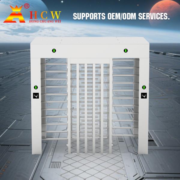Quality Smart Access Control Full Height Turnstile Stainless Steel For Construction Site for sale