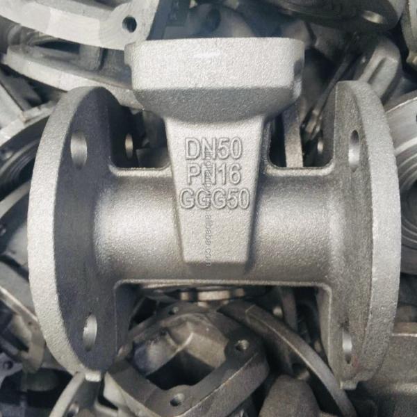Quality QT450 DN50 Non Rising Stem Gate Valve Soft Sealing Elastic Seat for sale