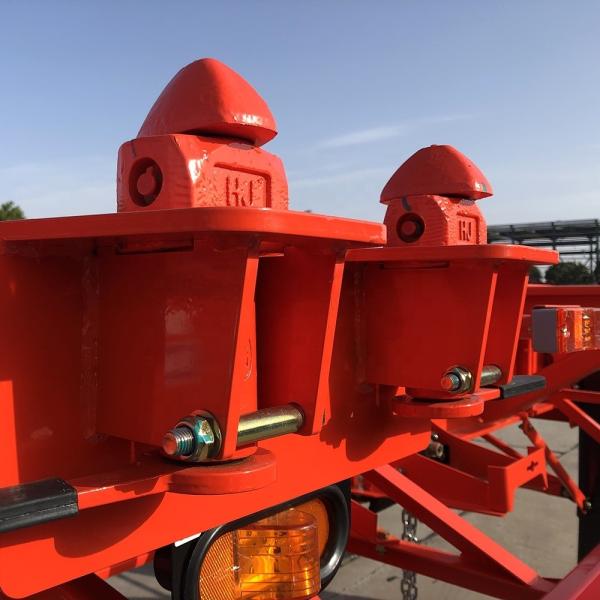 Quality 2/3 Axles 40 ft 20 ft Container Chassis Skeleton Semi-Trailer with 40T Max for sale