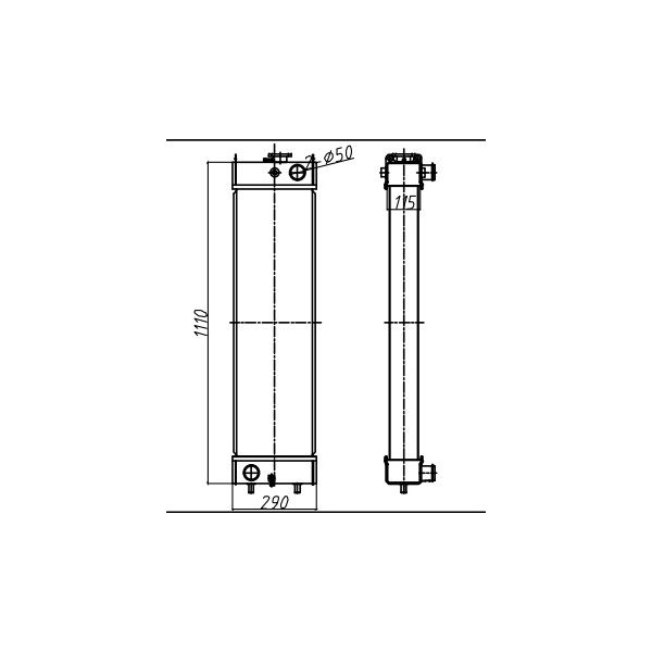 Quality SK250-8 SK260-8 SK260LC-8 Kobelco Excavator Radiator LQ05P00041S010 LQ05P00032F1 for sale