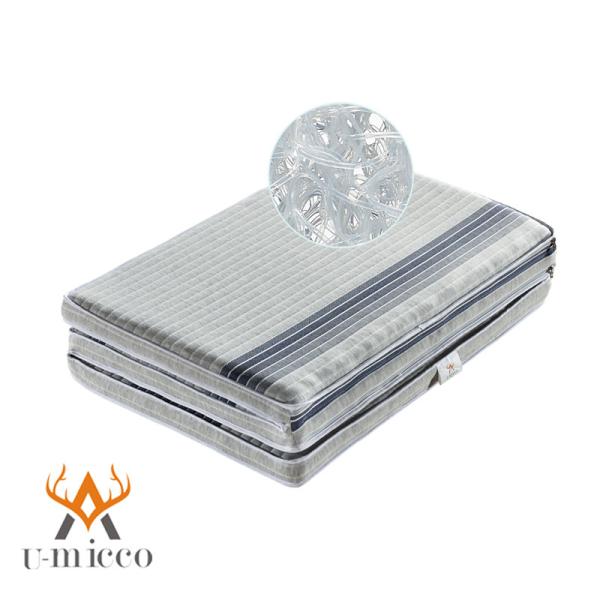 Quality Breathable Mesh Sides Airfiber Tri-Fold Mattress Non-Slip Bottom for sale