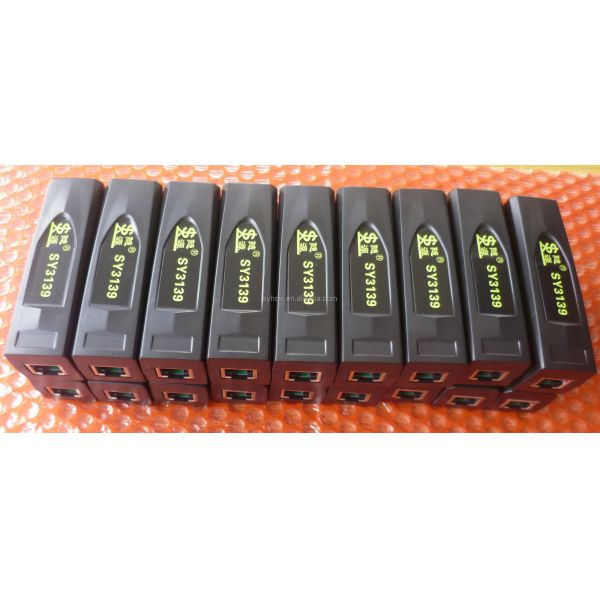 Quality ABS Shell Material Ethernet Network RJ45 Surge Protector Thunder Lightning for sale