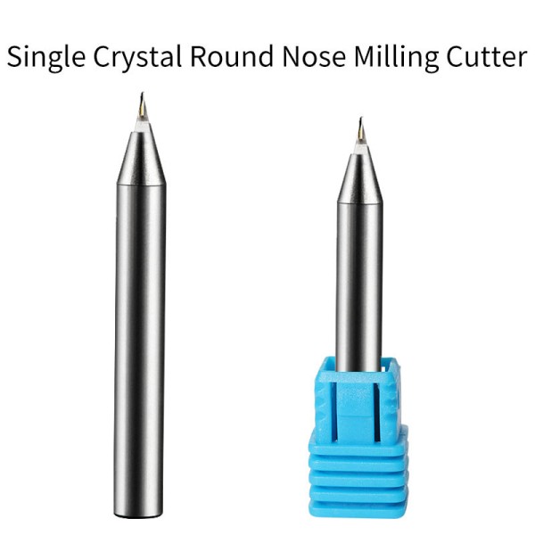 Quality Single Crystal Round Nose CVD Diamond Milling Tools for sale