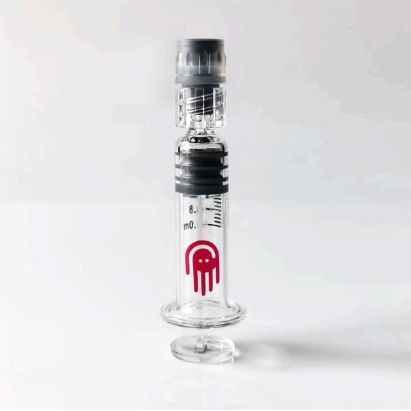 Quality 1ml Luer Lock Glass Syringe For Essential Oil Cosmetic Medical Syringes for sale