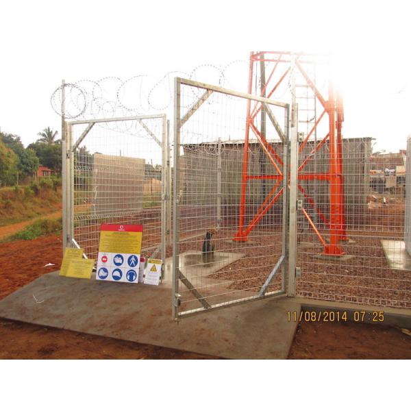 Quality ISO-2001 Galvanized Black 6 Ft Welded Wire Fencing For Yardgard for sale
