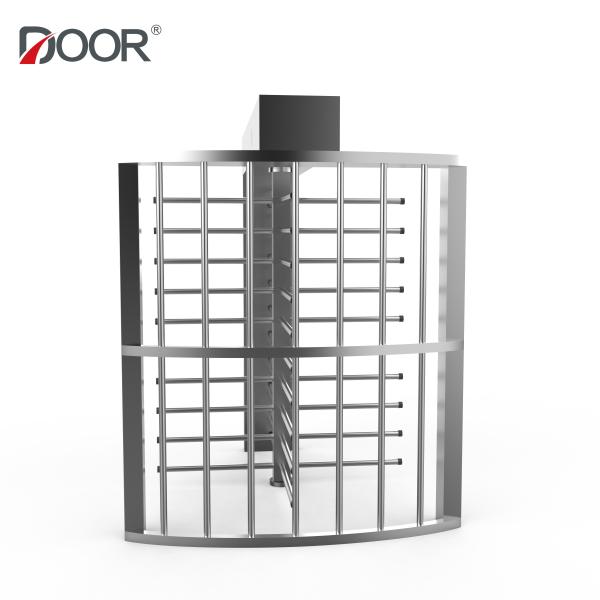 Quality 304 Stainless Steel Full Height Turnstile Pedestrian Revolving Gate Access for sale