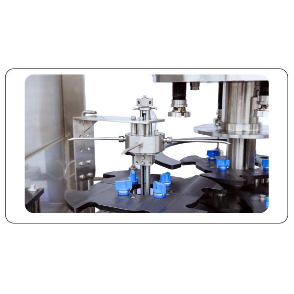 Quality Fertilizer 1-5L Drum Four Head Automatic Rotary Capping Machine for sale