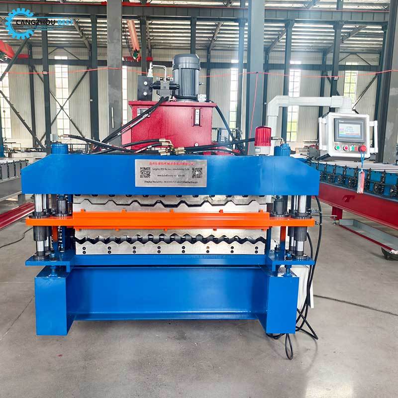 Quality Automatic Double Layer IBR and Corrugated Roof Sheet Roll Forming Machine for sale
