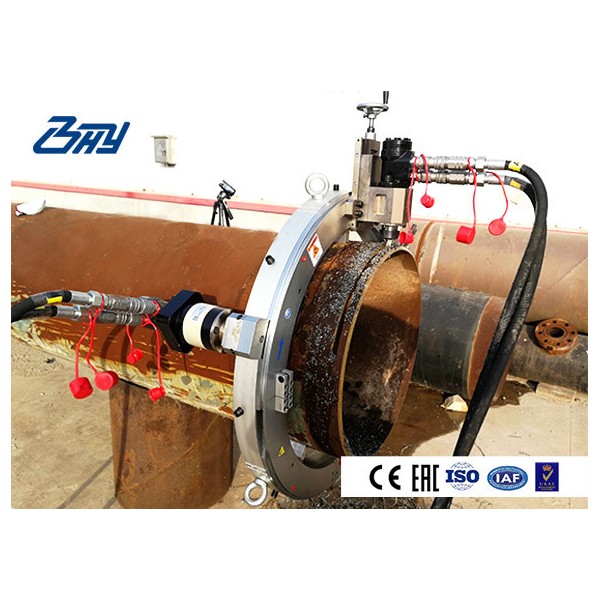 Quality Pneumatic Pipe Cutting And Beveling Machine Split OD Mount for Stainless Steel for sale