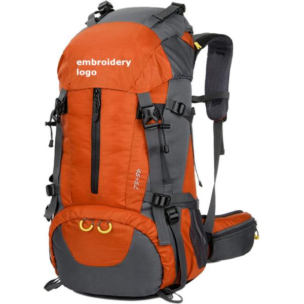 Quality Waterproof Lightweight Hiking Backpack 60L With Padded Shoulder Straps for sale
