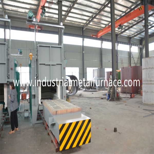 Quality Electric Aging Car Bottom Furnace Heat Treatment For Aluminum Parts 3 Zones for sale