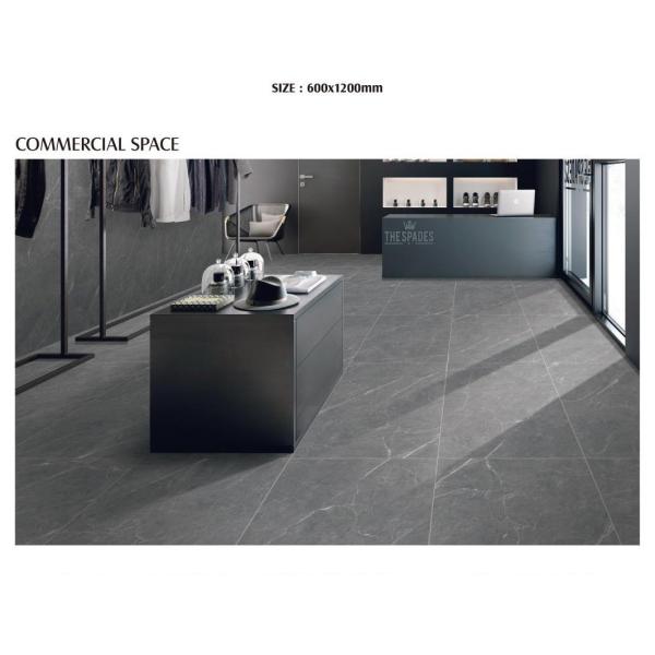 Quality 600x1200mm Grey Full Body Porcelain Tiles Matt Finish for sale
