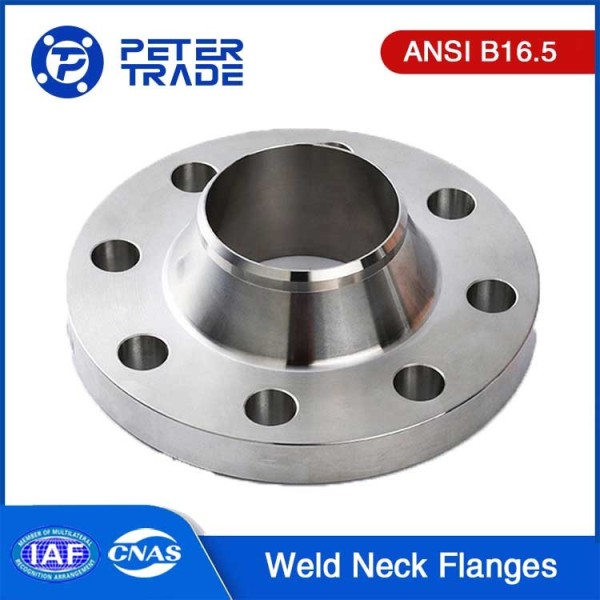 Quality ASME B16.5 Class 150LB Forged Galvanized Carbon Steel Weld Neck Flange WNRF Raised Face 1/2'' to 24'' for Piping systems for sale