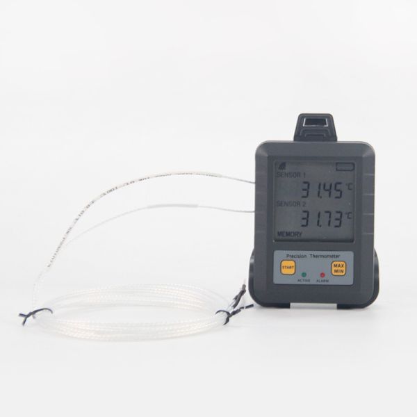 Quality 185g Dual Channel PT100 PT1000 Platinum Resistance RTD Thermometer for Temperature Testing for sale