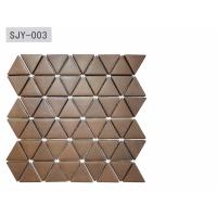 Quality 6mm Dark Color Glass Mosaic Tiles for Swimming Pools 310.5x308mm for sale