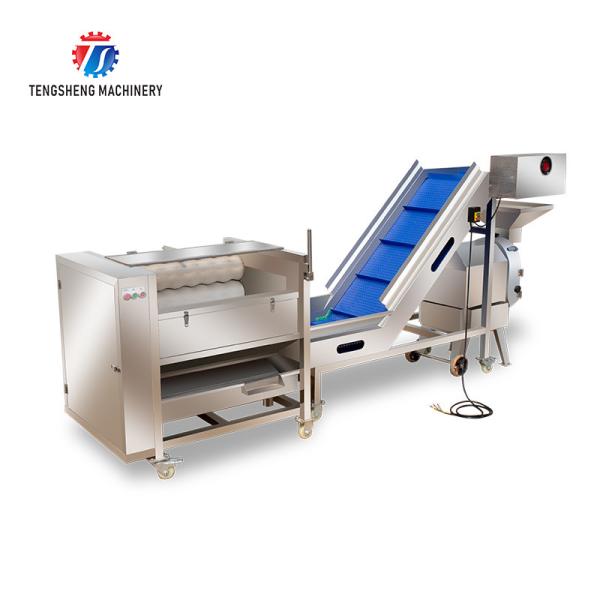 Quality 1000kg/H Pineapple Cutting Machine Fruit Vegetable Production Line for sale