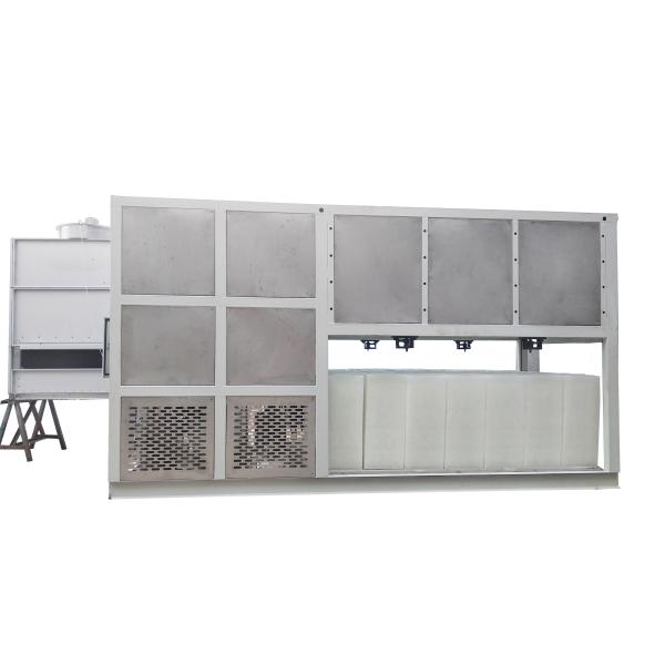 Quality Small Direct Cooling Block Ice Machine 5t 380V Air Water Cooling for sale