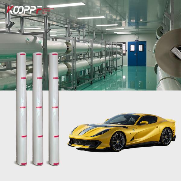 Quality Clear Gloss Car Wrap TPU Polycaprolactone Film Self Healing for sale