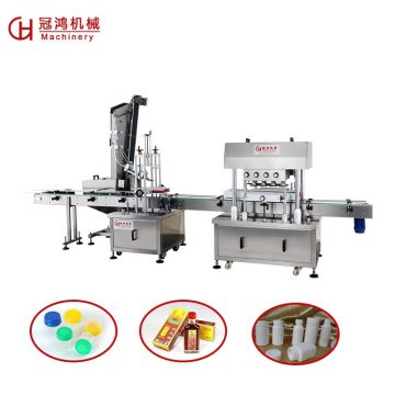 Quality 8 Pairs Wheel Rotation Linear Capping Machine for Commodity Bottles 30-120mm for sale