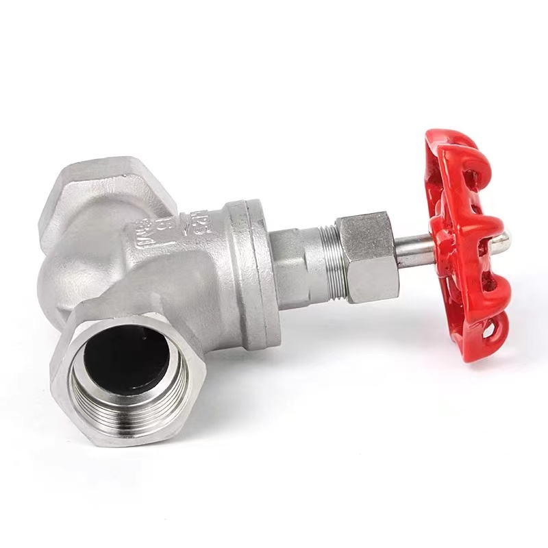 Investment Casting CF8/CF8m 1/4&quot;- 4&quot; Thread Industrial S Type Globe Valve