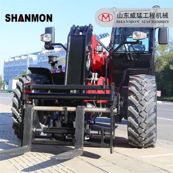 Quality 3 Ton Telehandler In Construction Works Energy Saving High Efficiency for sale