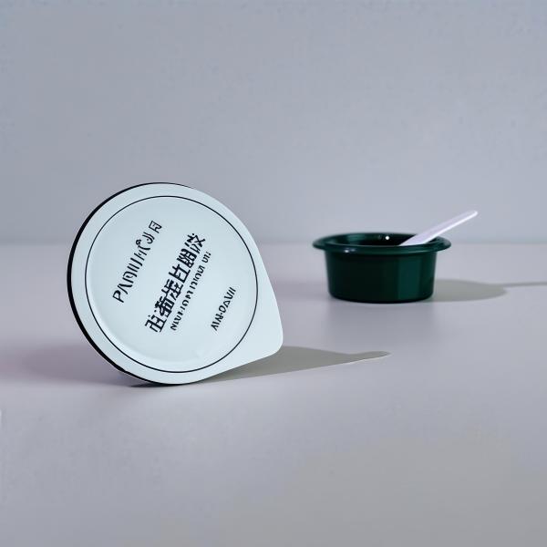 Quality 25ml PP Disposable Cosmetic Cups with Aluminum Foil Lids for sale