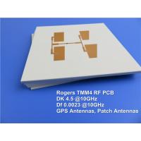 China Rogers TMM4 PCB with High-Frequency Capability and Thermal Stability substrate (TMM4) - 0.508 mm (20mil) Immersion Gold for sale