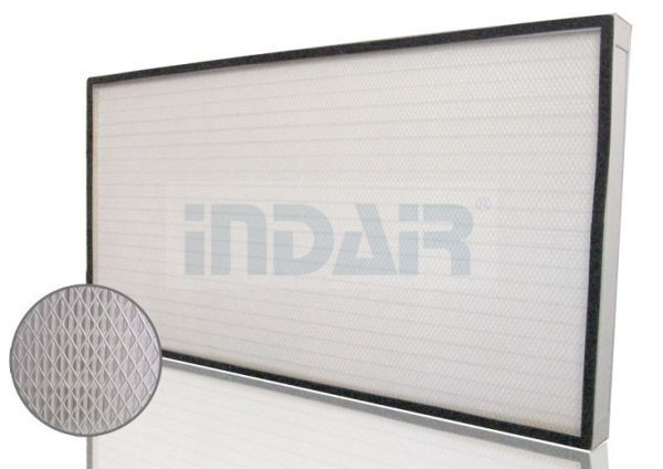 Quality Mini Pleat Design Clean Room HEPA Filters H12 Low Resistance For FFU Fan Filter for sale