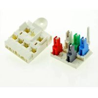 Quality 400V 10A LED Light Connectors High Current Diverter Splitter Connector LBK5  5P 1-5P for sale