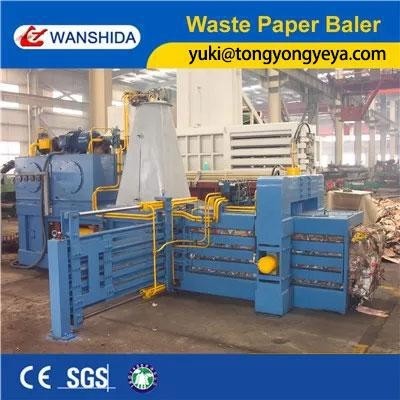Quality 50T Horizontal Baler Machine Model Y82-50A Plastic Bottle Baling PLC System for sale