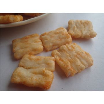 Quality Vegetable Oil Fried Rice Crackers Weight 7.5kg Rice Cracker Snack for sale