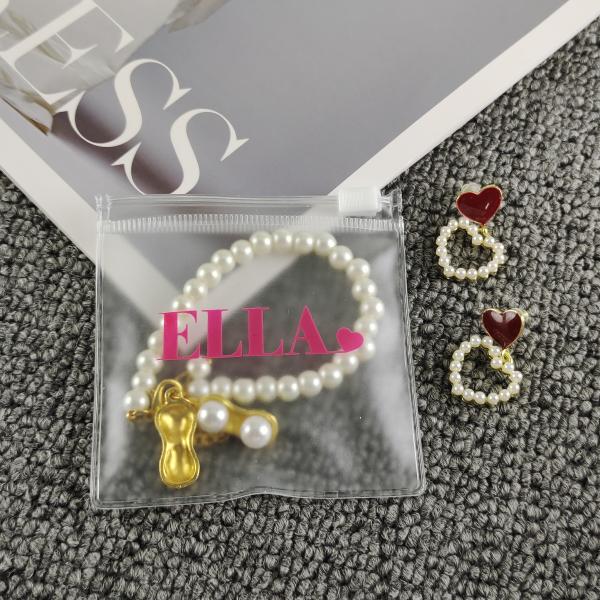Quality Eco Friendly Packaging Storage Pvc Jewelry Zipper Bags Waterproof For Storage for sale