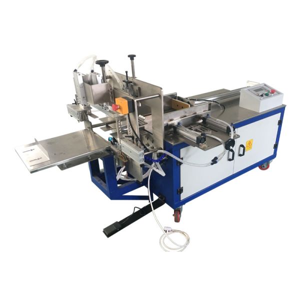 Quality High Speed Automatic Textiles Long Conveyor Sticky Box Packing Machine for sale