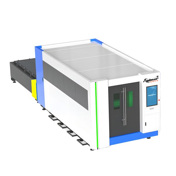 Quality Metal Sheet Laser Cutting Machine with Exchangeable Table and CYPCUT Control for sale