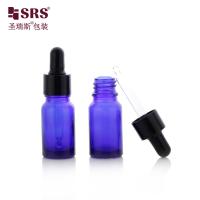 Quality D001-20ml Wholesale UV Proof Blue Colored Cosmetic Glass Essential Oil Dropper for sale