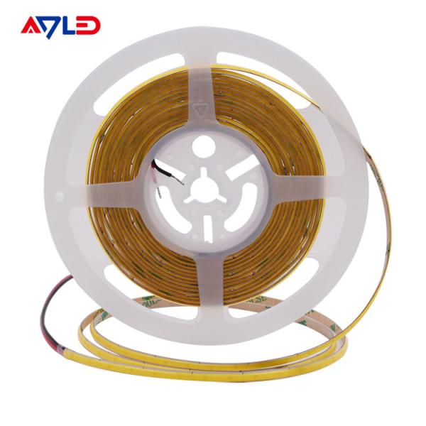 Quality 4.5MM 12V LED Light Strips COB Dotless Linear White For Stairs for sale