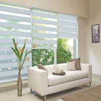 Quality Double Layer Blinds Full Blackout Window Curtain Zebra Blind for Contemporary for sale