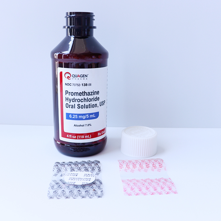 Quality 115 ml Empty Cough Syrup Quagen Blue Bottle for sale