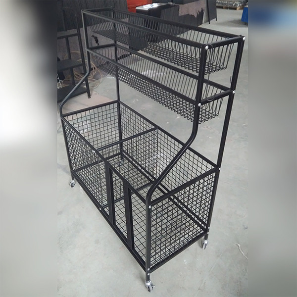 Quality 42inch Height 36inch Length Sports Equipment Organizer Rack With Baskets And for sale
