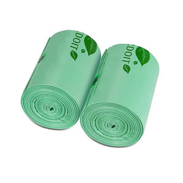 Quality Sustainable Eco Friendly Cornstarch Based 100% Compostable Custom logo Print for sale