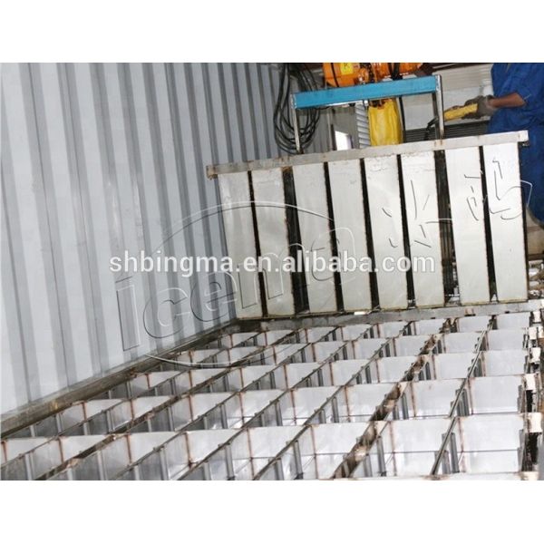 Quality RefComp Compressor 31.25KW 8T Container Block Ice Machine Removable for Port and for sale