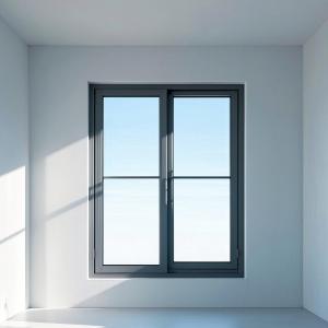 Quality Multi Point Soundproof Sliding Aluminum Window Custom Heat Insulation for sale