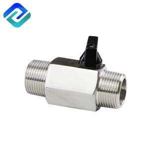 Quality Floating Male To Male Thread Mini Casting Ball Valve for sale