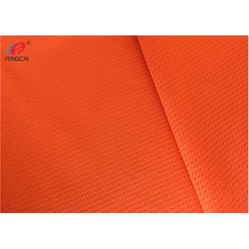 Quality Orange Reflective Fluorescent Material Fabric Multifunctional Bird Eyes Mesh for sale