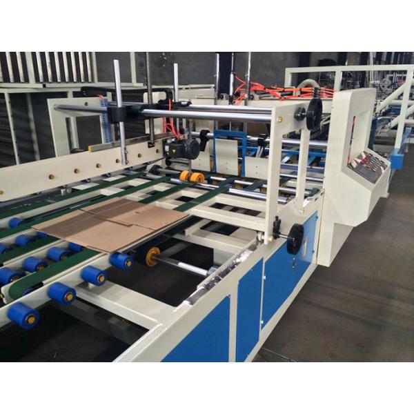 Quality Multifunction Automatic Folder Gluer Stitcher Equipment For Corrugated Box for sale