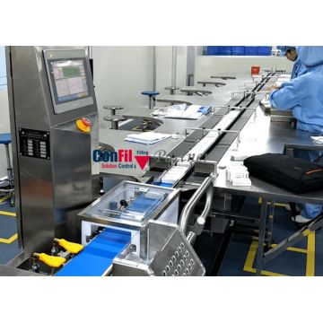 Quality 100 Gram Check Weigher Machine 96 Meters / Minute for sale