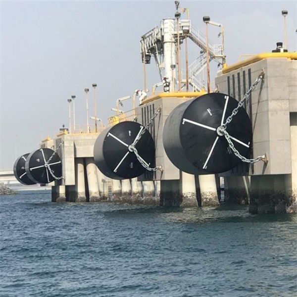 Quality D0.5L1.0m Marine Sea Polyurethane Foam Filled Solid Floating Fender for sale
